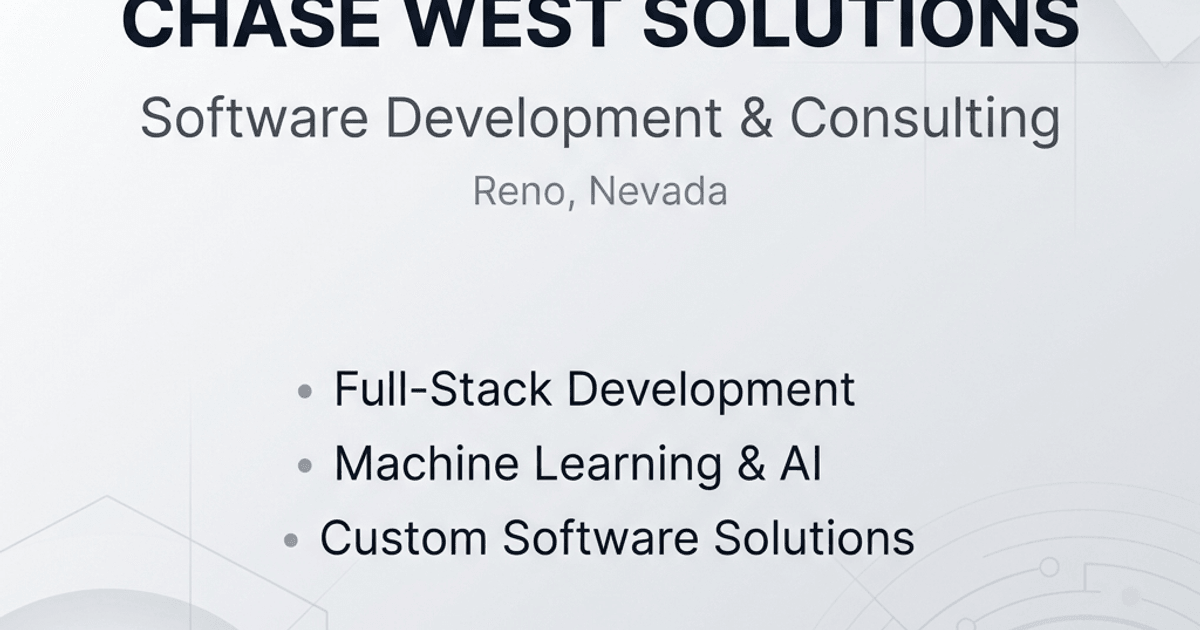 Chase West | Software Developer